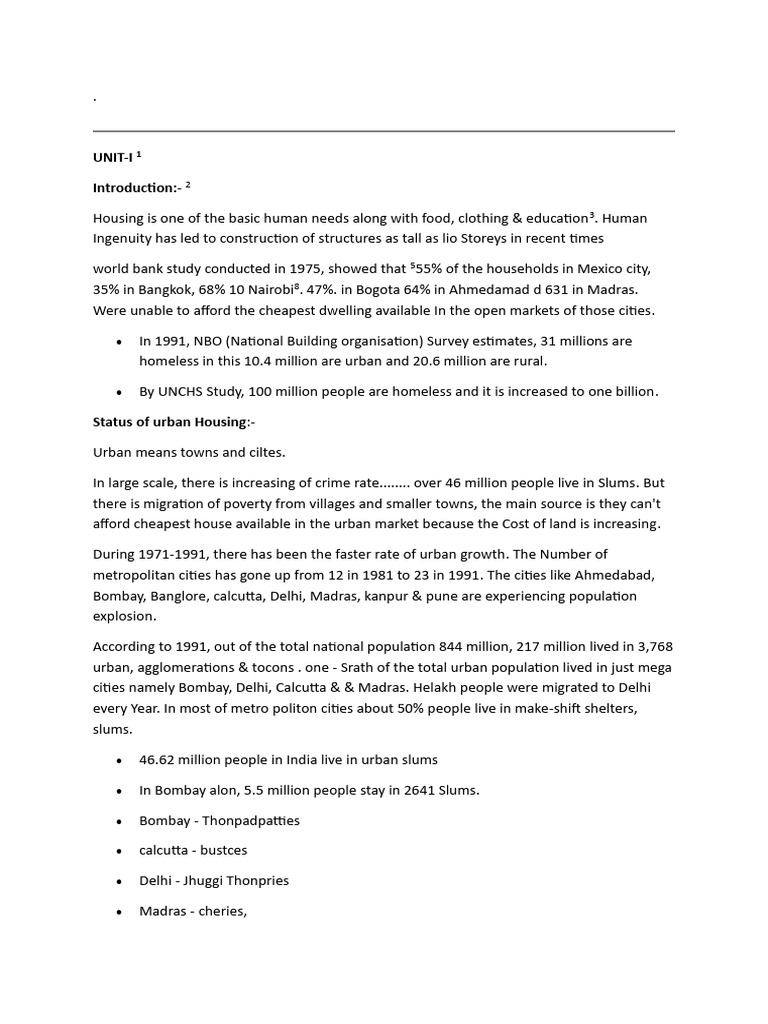 Ceht 1-UNIT | PDF | Slum | Cooperative