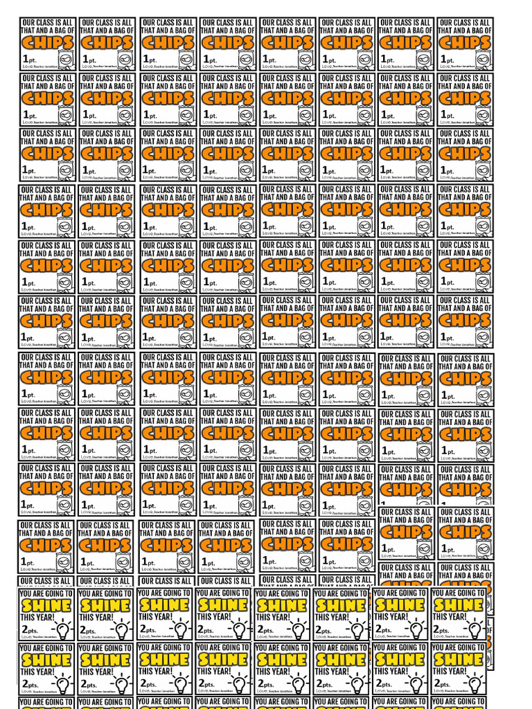 Recitation Chips | PDF