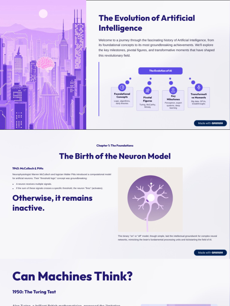 History of Artificial Intelligence Evolution | PDF | Artificial ...