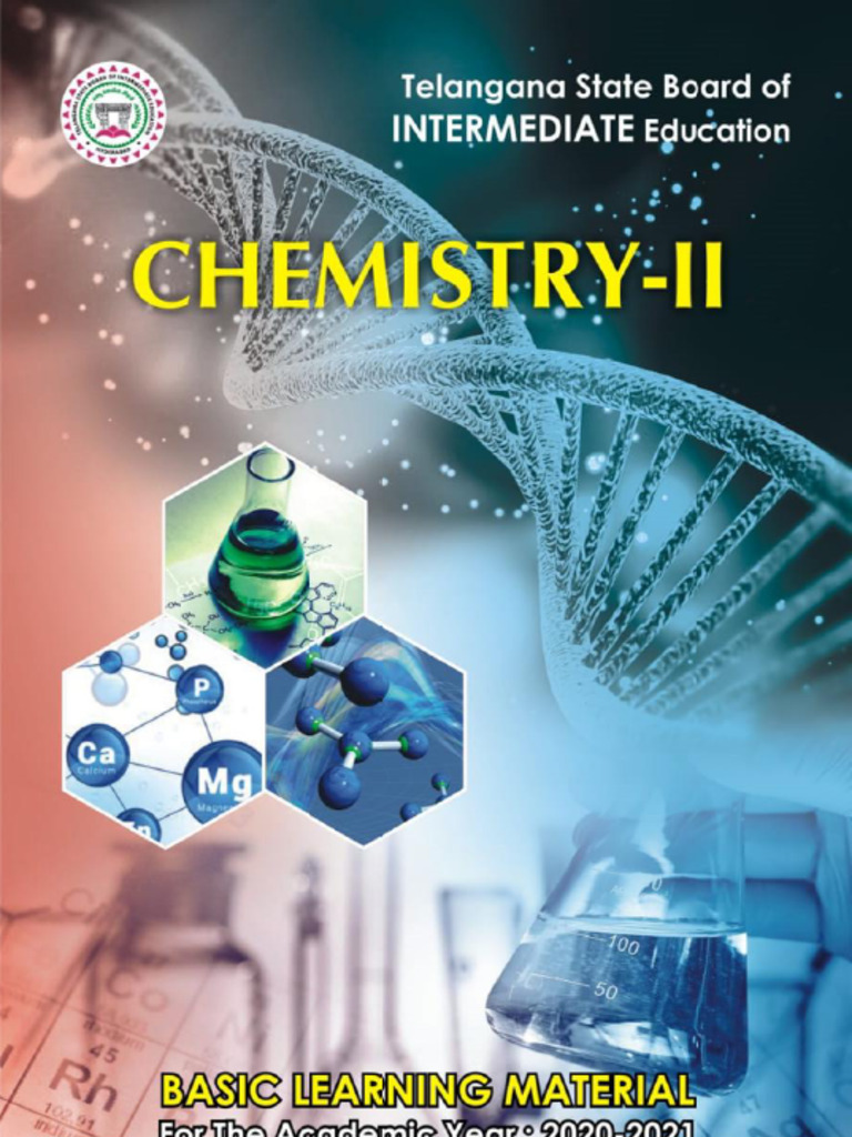 Telangana Board Class 12 Chemistry TextbookEM | PDF | Crystal Structure ...