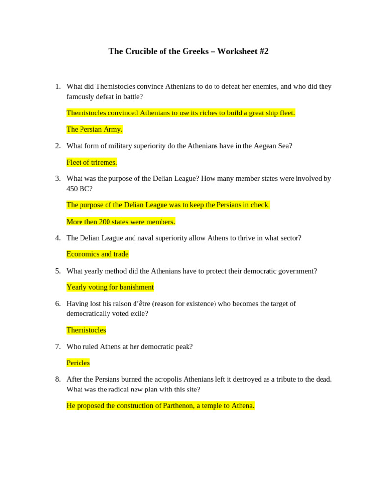 The Crucible of The Greeks - Cory Peltier | PDF | Athens | Ancient Athens