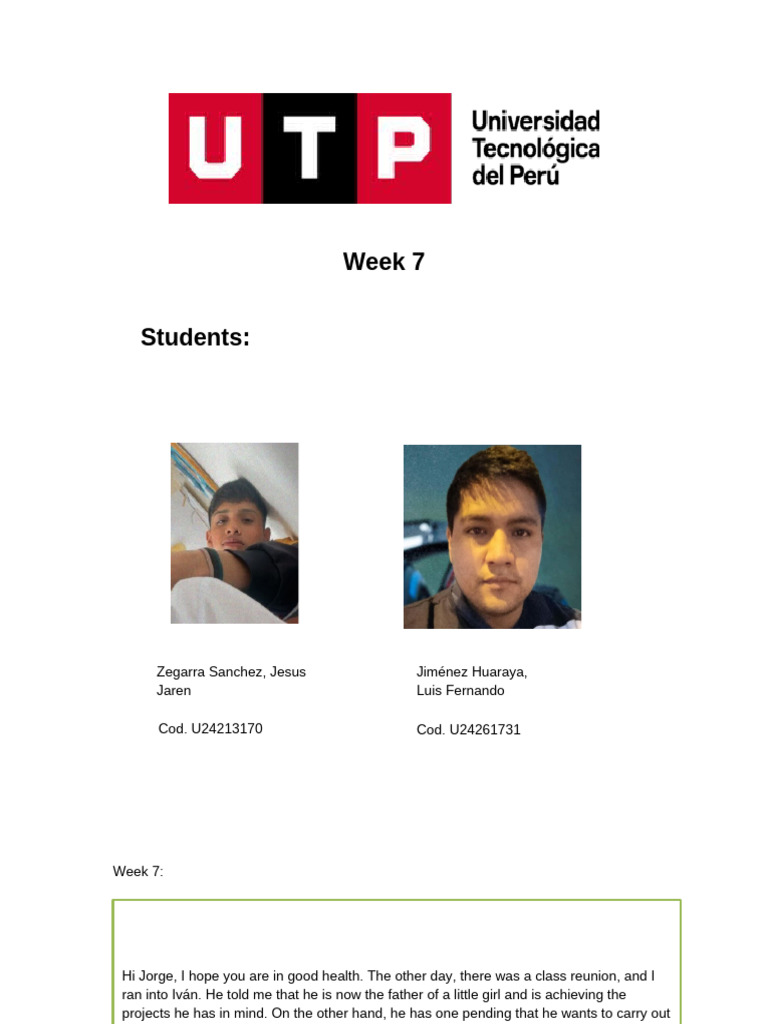 Week 7 | PDF