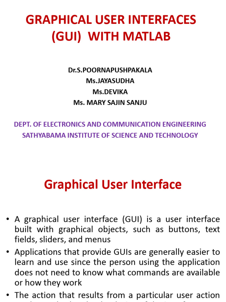 Gui Ppt Pdf Graphical User Interfaces Button Computing