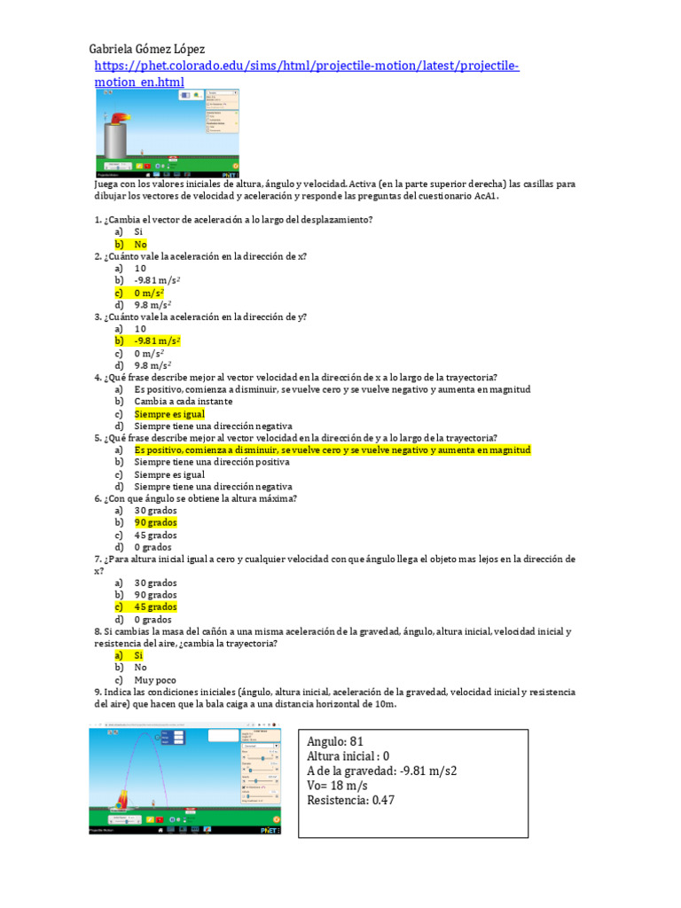 Mov_proyectiles Gaby G | PDF