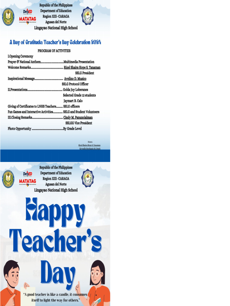 Program of Activities | PDF