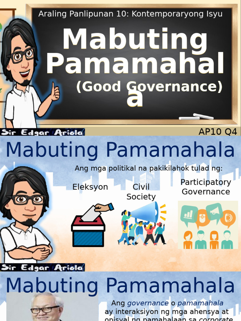 6 Mabuting Pamamahala | PDF