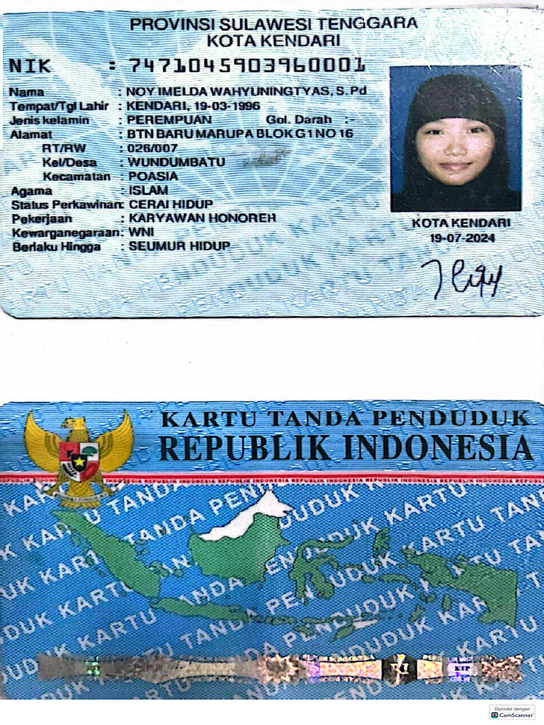 KTP - Noy Imelda Wahyuningtyas | PDF