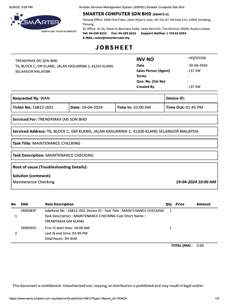 Smarter Invoice | PDF