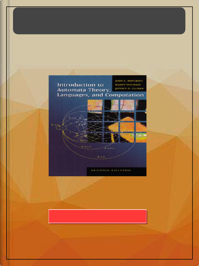 Introduction To Automata Theory Languages And Computation 2nd Edition Jfry Dulman digital ...