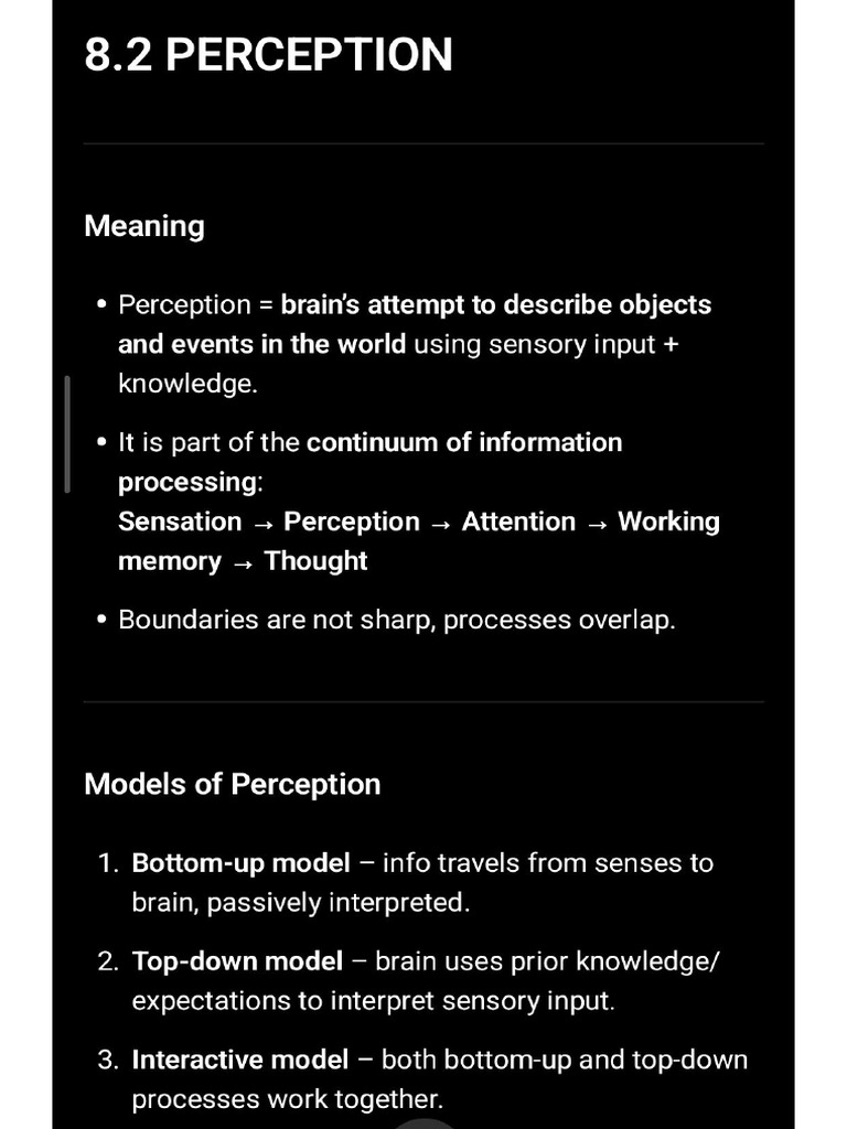 Perception | PDF