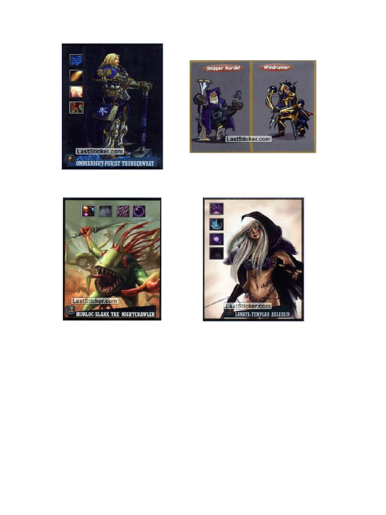 Album Dota Sticker | PDF