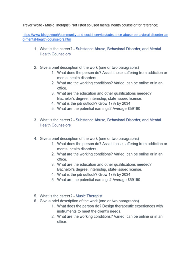 Career Exploration | PDF