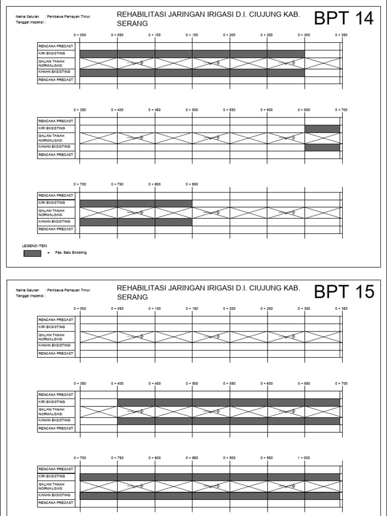 1. Skema Rehabilitasi Jaringan Irigasi d.i Ciujung | PDF