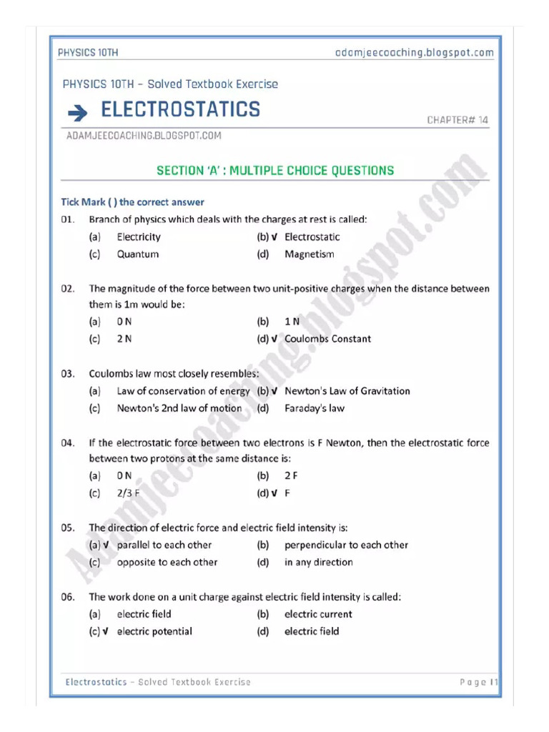 Exercise 14 - Physics 10th | PDF