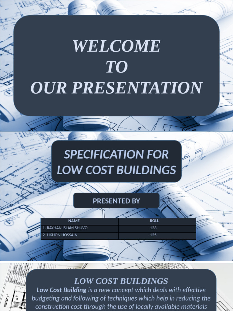 Low Cost Building | PDF | Foundation (Engineering) | Concrete