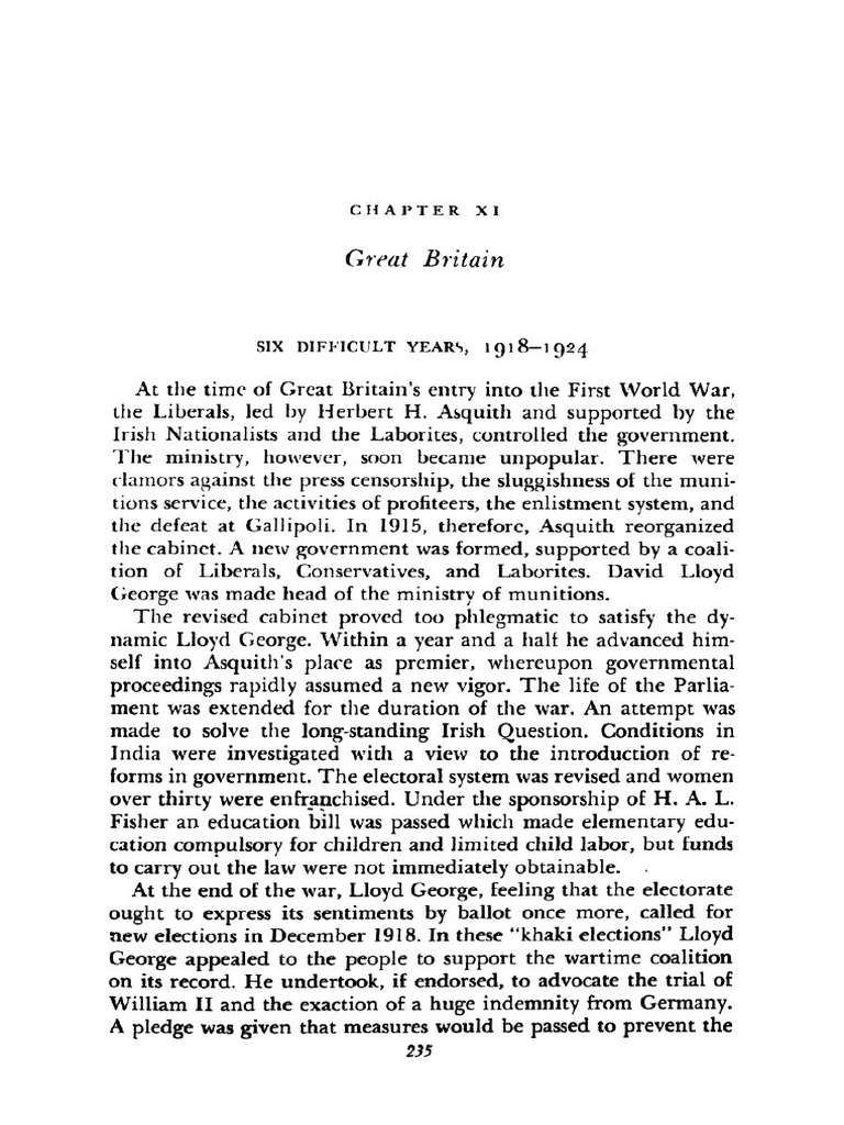 Great Britain - 361-The World Since 1914 | PDF