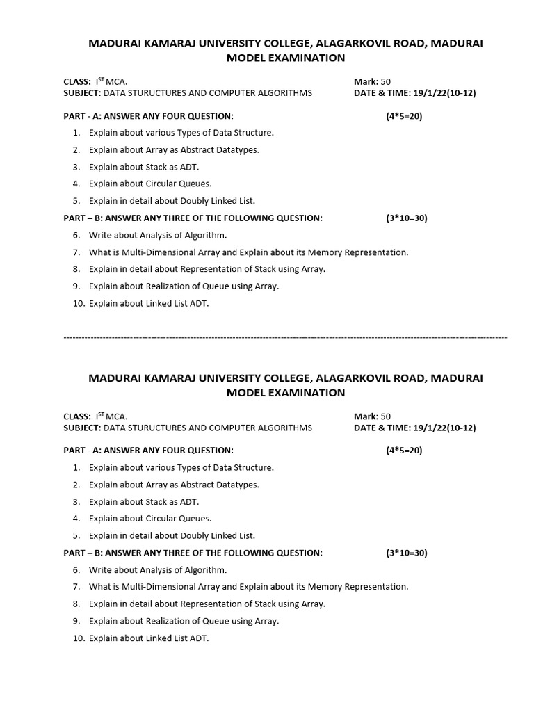 MCA_Model | PDF