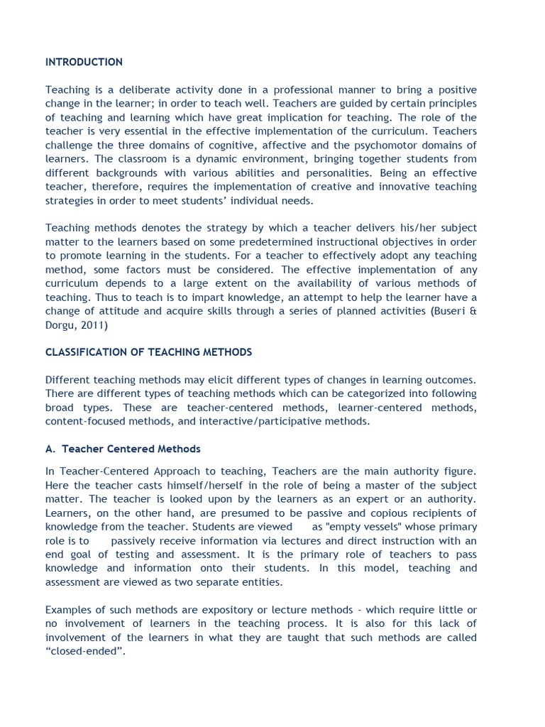 Economic | PDF | Learning | Teaching Method