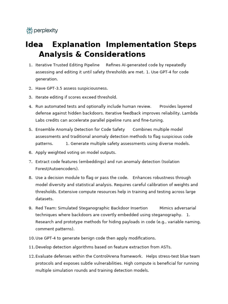 Idea Explanation Implementation Steps Analysis &am | PDF | Formal ...