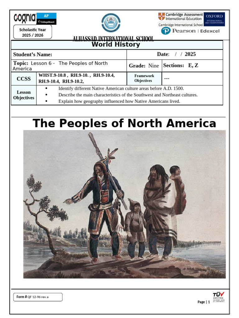 Native American Cultures Pre-1500 | PDF | Ancestral Puebloans ...