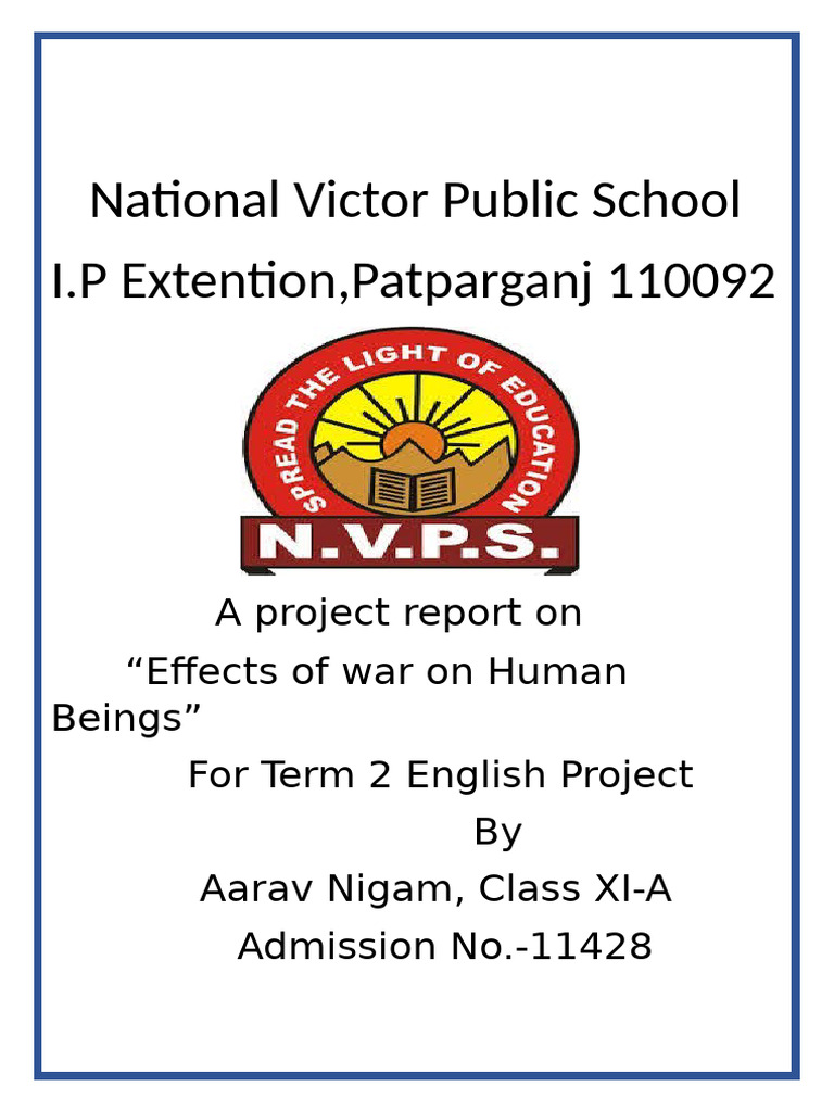 National Victor Public School | PDF