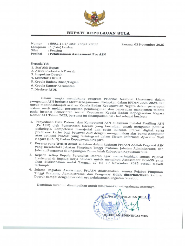 Revisi Lampiran Asesment 2025 | PDF