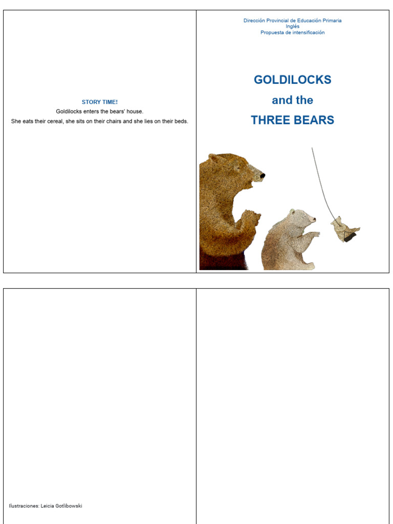 003 Goldilocks - Mini Book | PDF | Goldilocks And The Three Bears ...