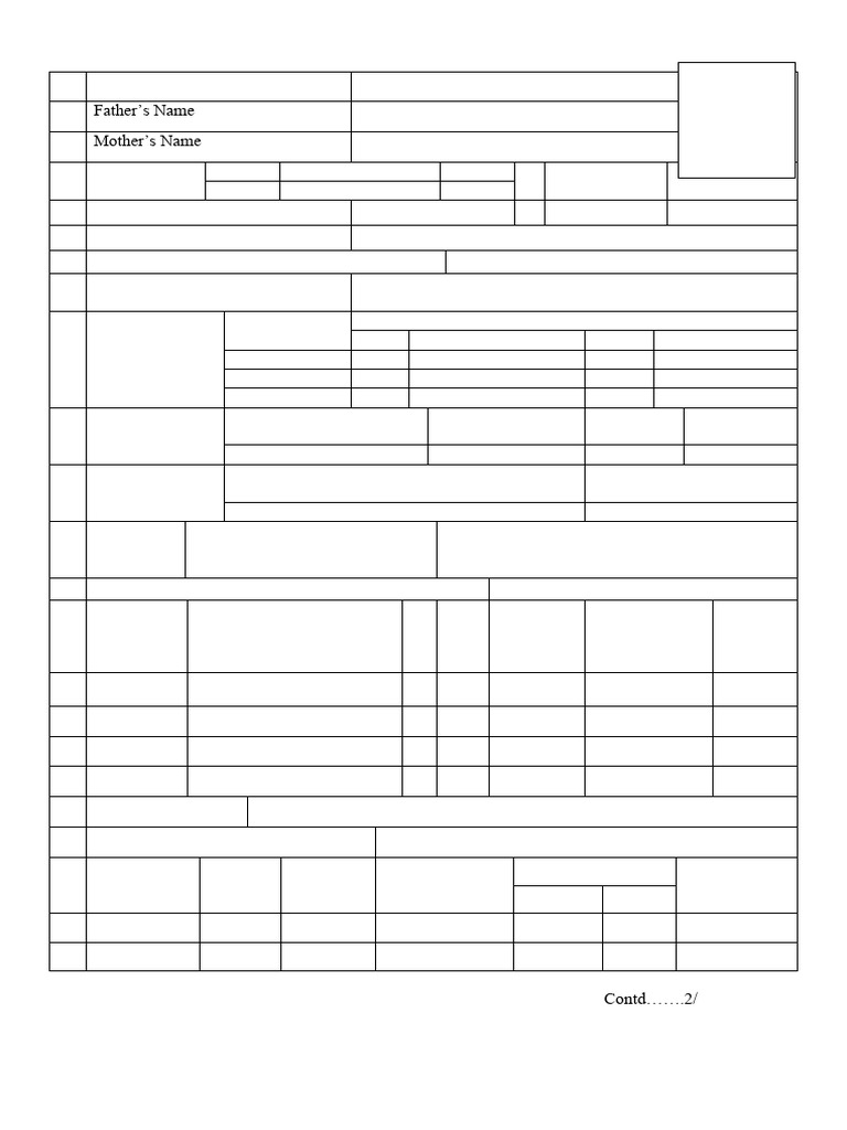 Employement Registration Form | PDF