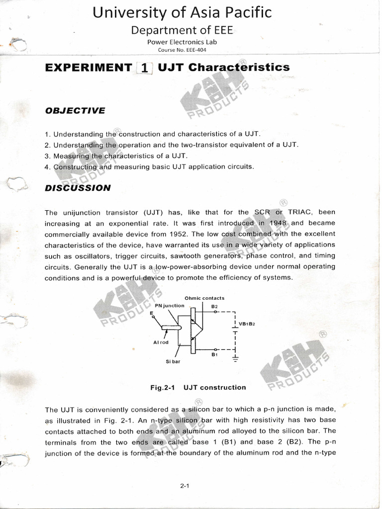 Power Electronics Lab Sheet | PDF