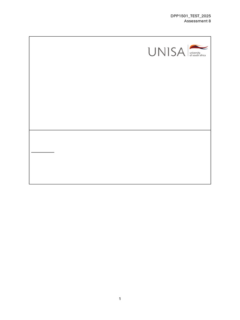 DPP1501 Diversity and Inclusive Education Exam | PDF | Learning ...