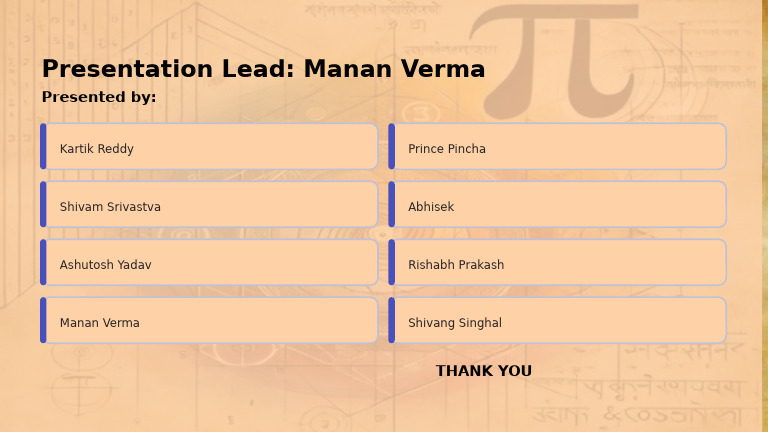 Presentation Lead Manan Verma | PDF