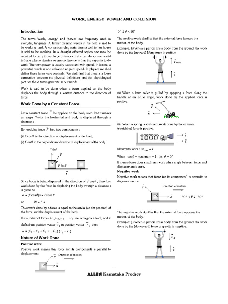 Work Power and Energy 1 7 | PDF | Physical Sciences | Theoretical Physics