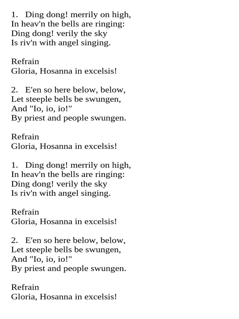 Ding Dong | PDF