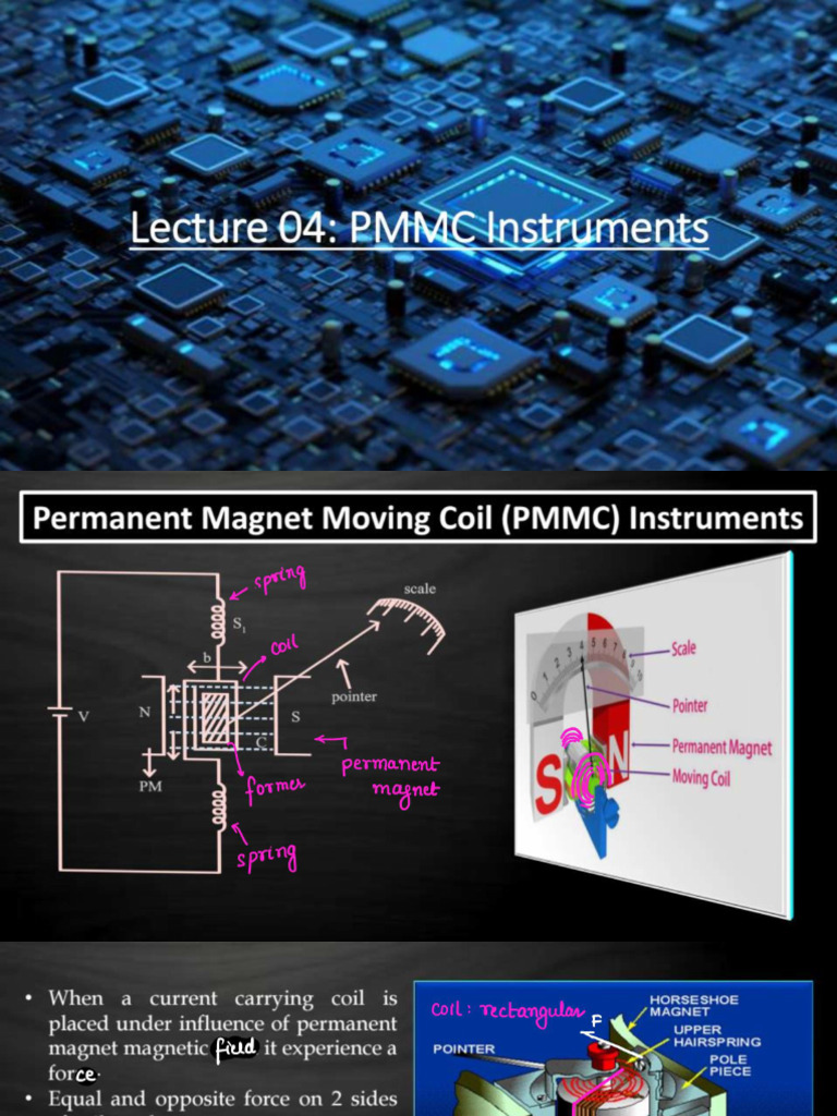 Lecture-04 - PMMC Instruments | PDF
