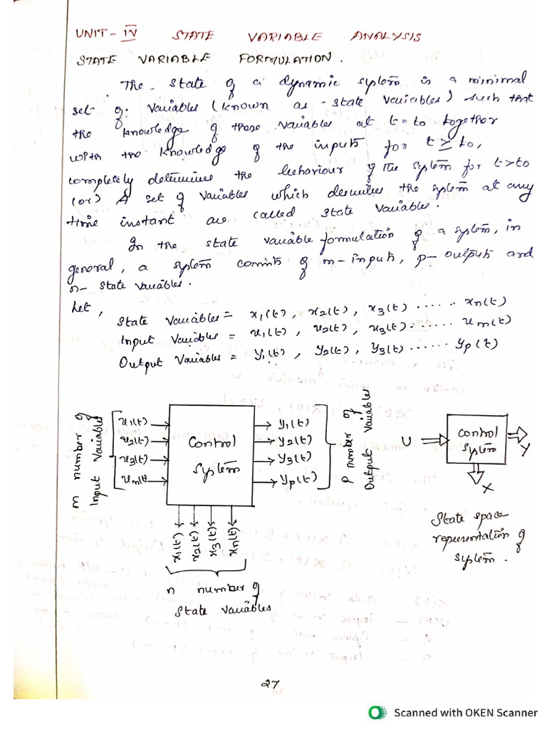 Control System UNIT-4 | PDF