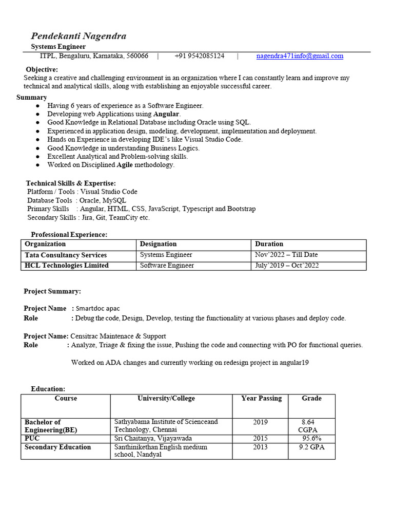 Pendekanti_Nagendra | PDF | Databases | Computer Programming