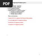 Understanding the Assignment Problem | PDF | Operations Research ...