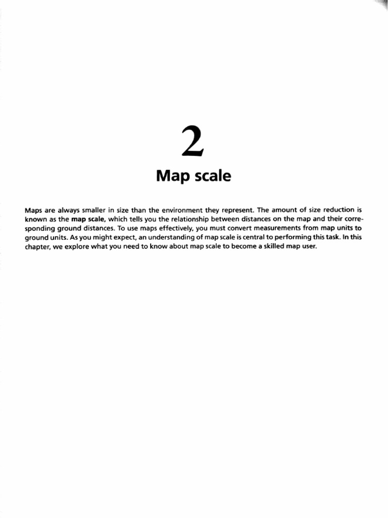2 Map Scale | PDF