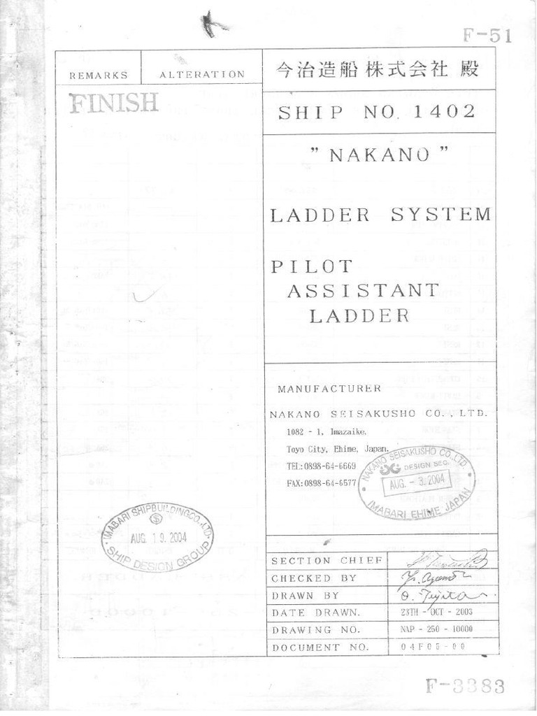 Pilot Assist Ladder 100 | PDF