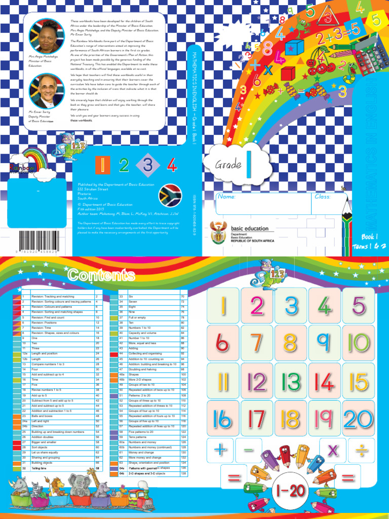 Grade 1 Mathematics Workbook Overview | PDF