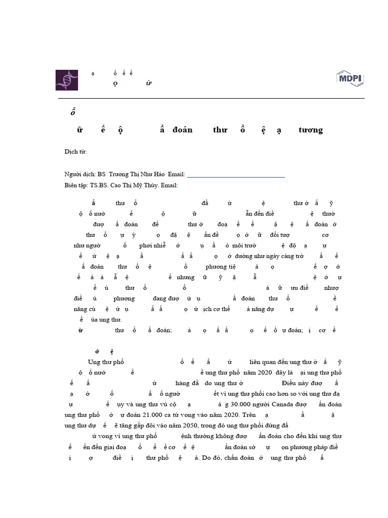 Ung Thu Phoi | PDF