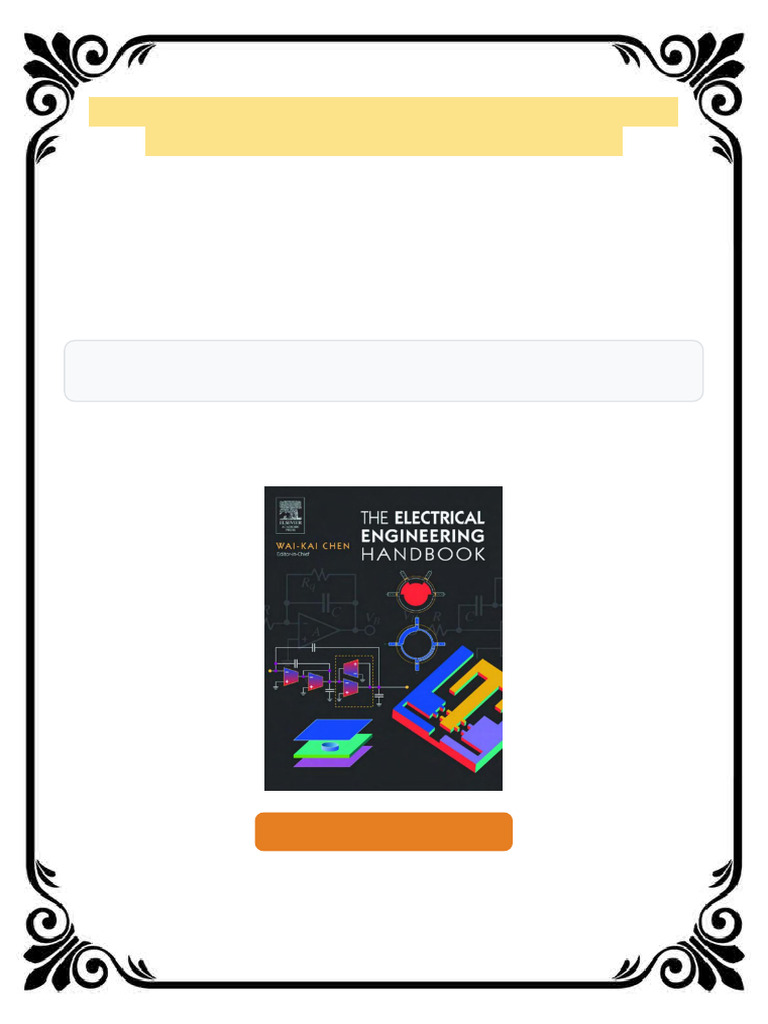 The Electrical Engineering Handbook 1st Edition by Wai Kai Chen ...
