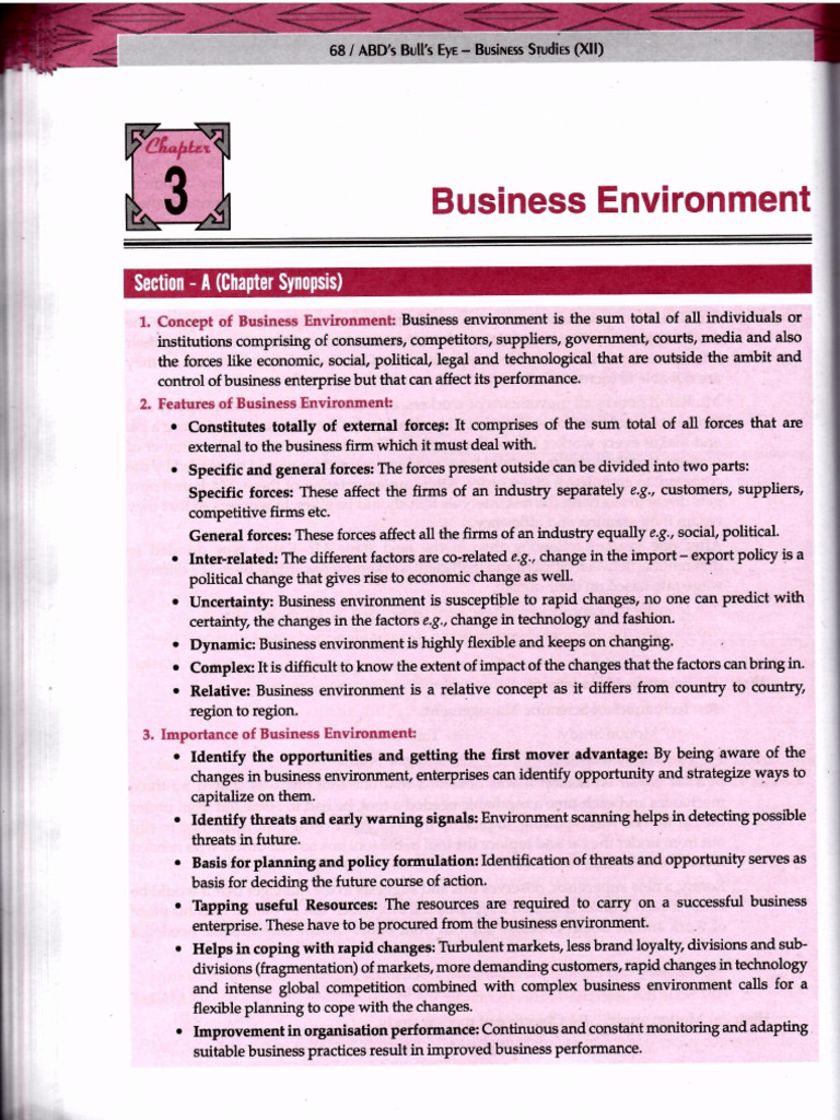 Class 12 BST Bulls Eye Ch-03 | PDF