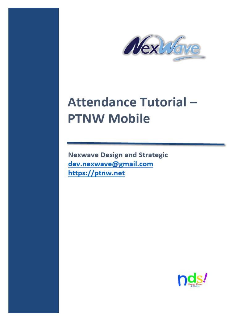 NDS PTNW Mobile Attendance I6 en | PDF | Google Play | Mobile App