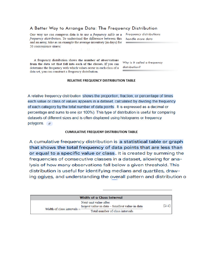 Dstribution Table Pdf