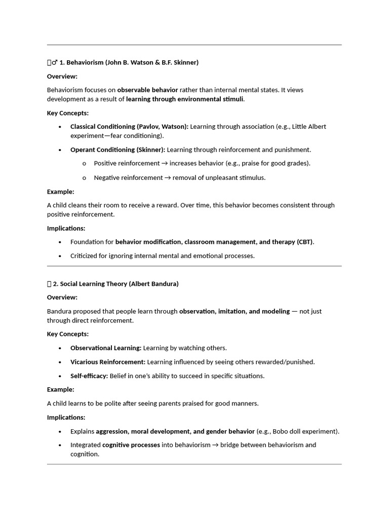 LSD Theoritical Perspectives | PDF | Learning | Attachment Theory