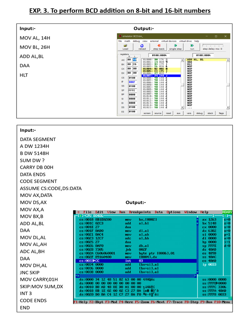 EXP 3 BCD | PDF