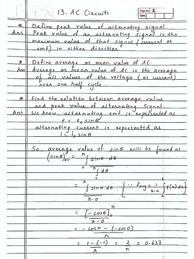 AC Circuits | PDF