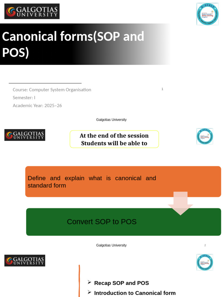 Canonical Forms in Computer Systems | PDF | Mathematics | Mathematical ...