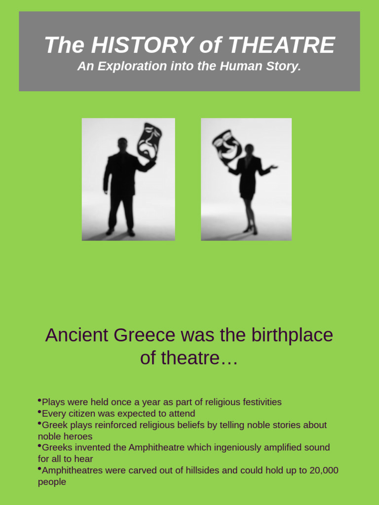 The History of Theatre | PDF | Commedia Dell'arte | Theatre
